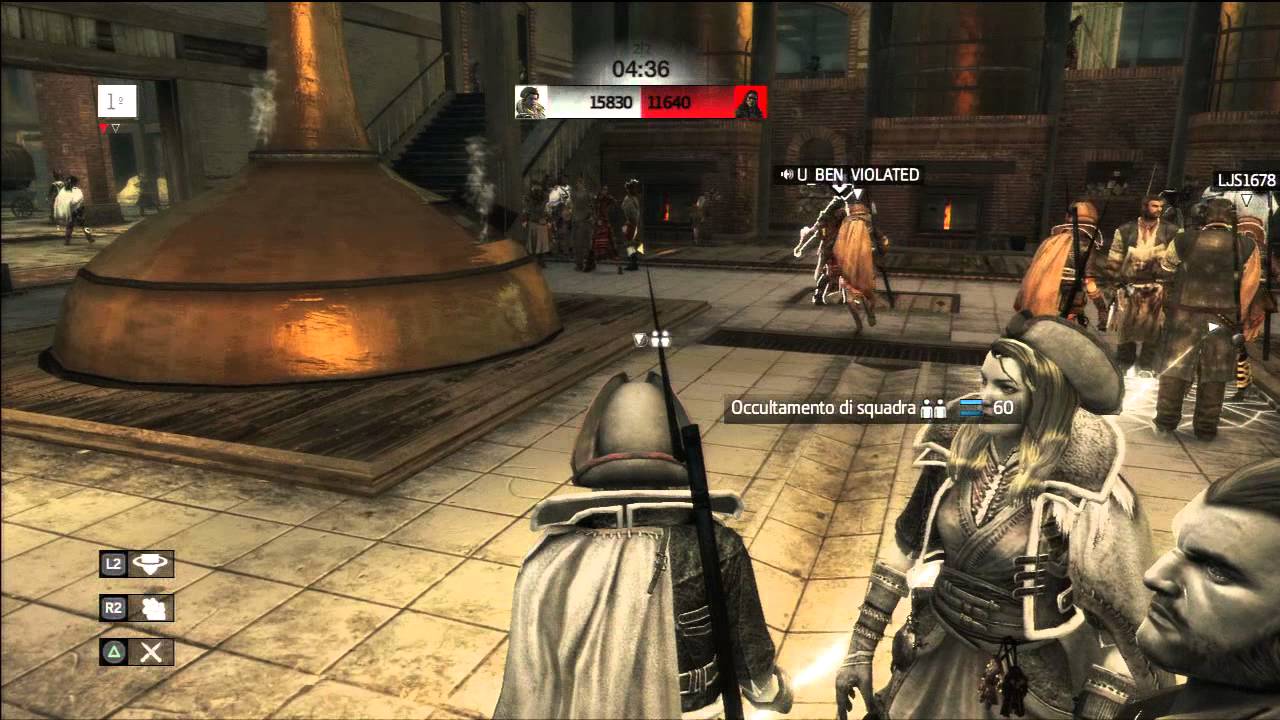 AC3 Multi Competitive Manhunt Ps3 1/3 with LJS and c-blaze - YouTube