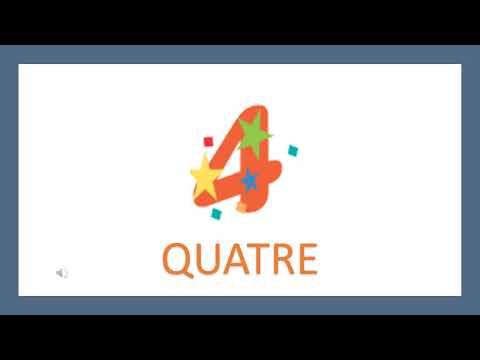French numbers 1-12 - YouTube