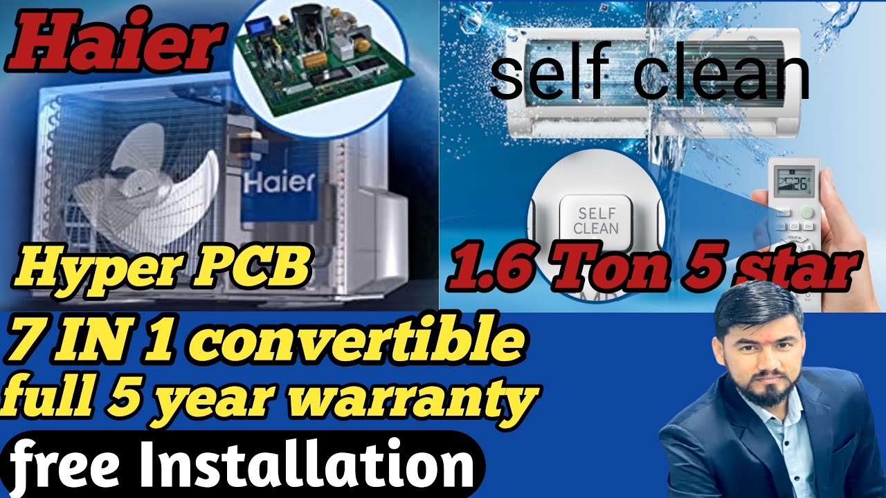 Haier 1.6 Ton 5 Star Ac review/Best ac in india 2023/latest Haier 7 in ...