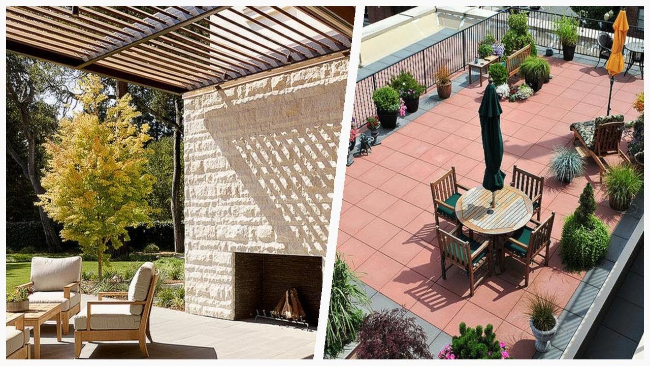 75 Huge Courtyard Patio Design Ideas You'll Love 😊 - YouTube