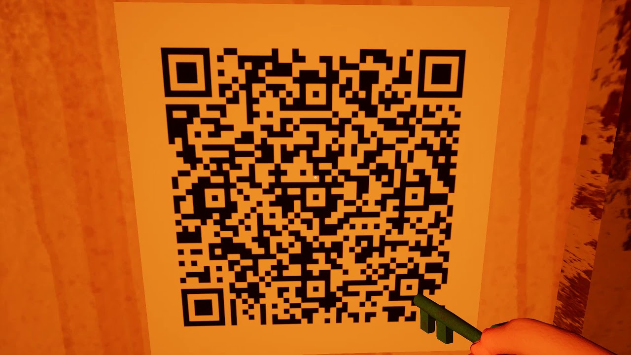 HELLO NEIGHBOR FULL GAME SECRET QR CODE!!!!!!!(i just found out VGN DID ...