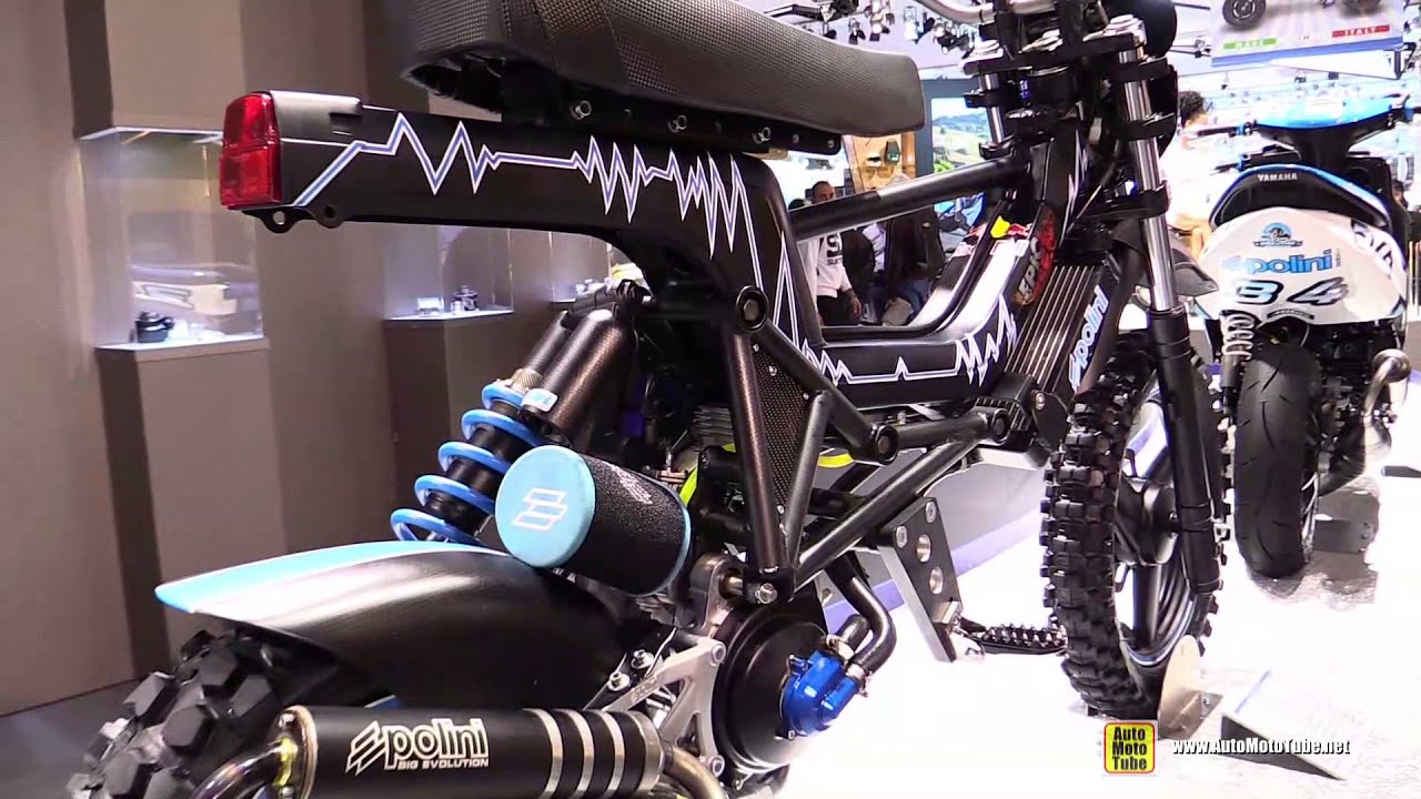 2015 Polini Piaggio ST 94cc Scooter - Walkaround - 2014 EICMA Milan ...