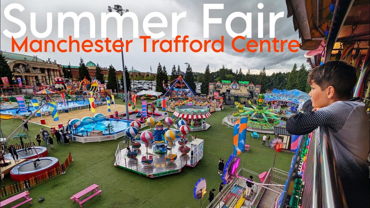 Manchester Trafford Centre Fun Fair Vlog | Summer Fair 2025 - YouTube