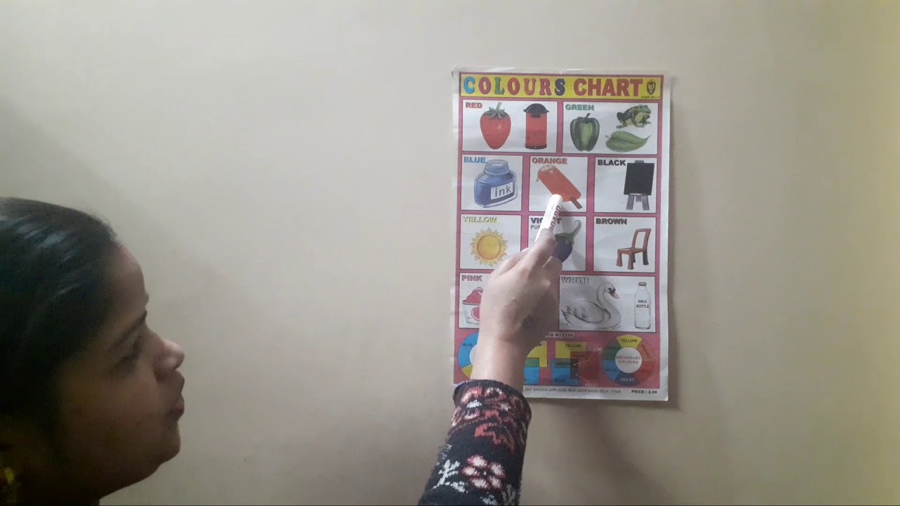 Colors Name - Subject Nursery, LKG and UKG Class Student Education ...