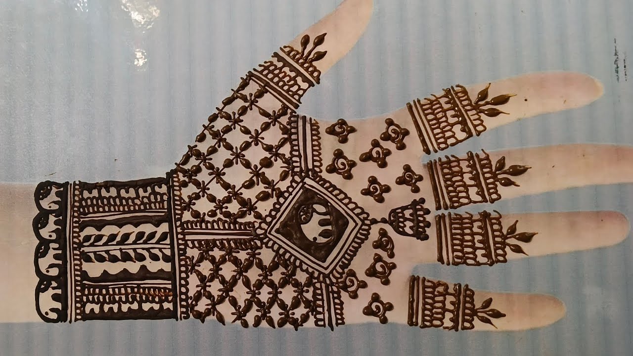 birdal mehndi design|| Easy and beautiful birdal mehndi design - YouTube