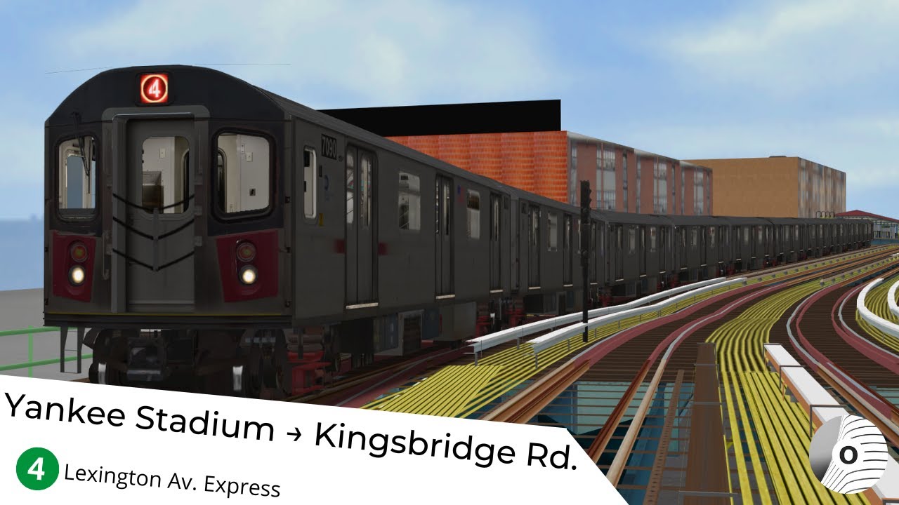 OpenBVE - 161ST ST.-YANKEE STADIUM to KINGSBRIDGE RD. (New York City ...
