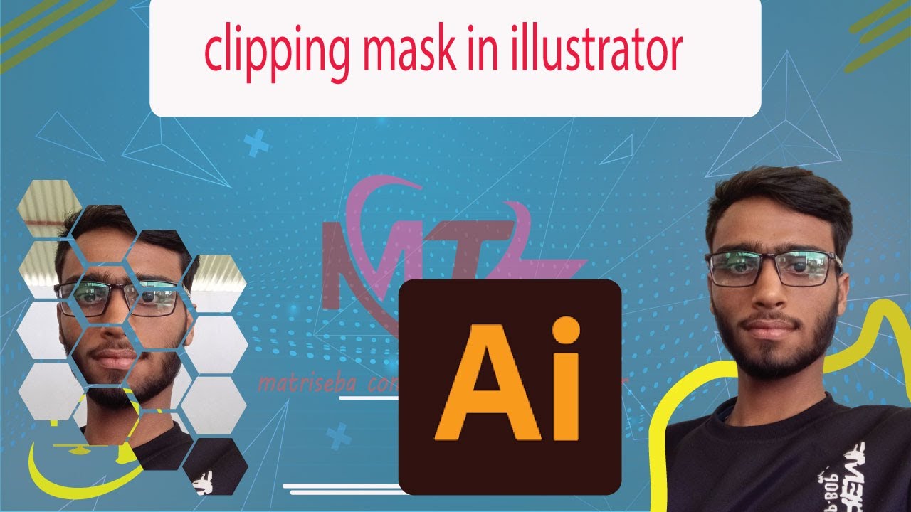 How to clipping mask in illustrator Clipping Mask Illustrator (first ...