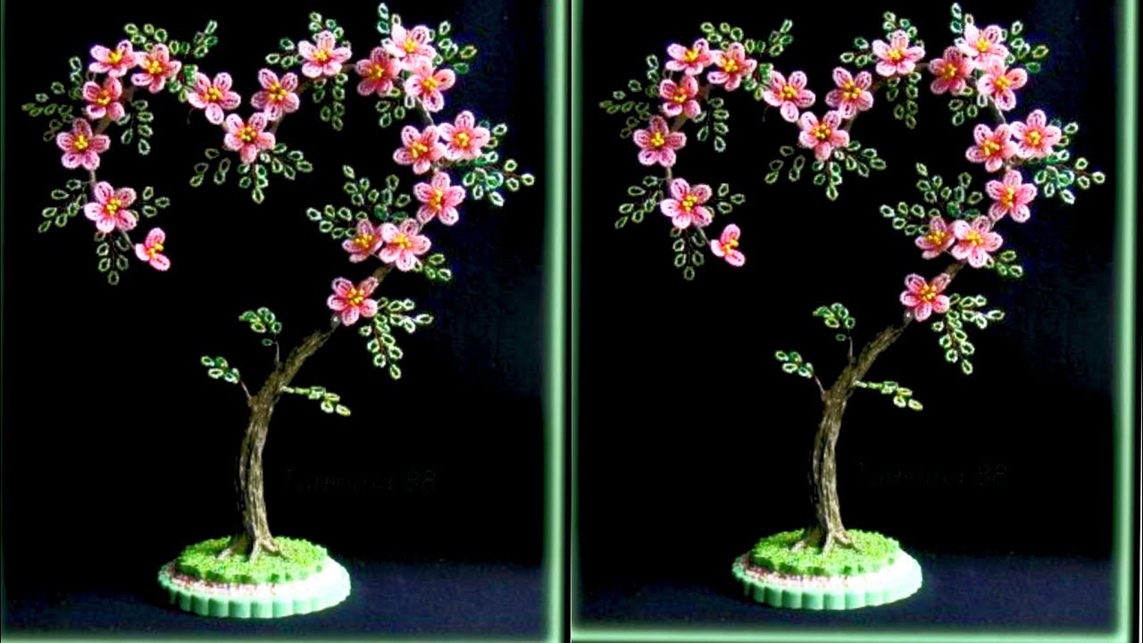 Beautiful cherry blossom tree //how to make paper tree // home decor ...