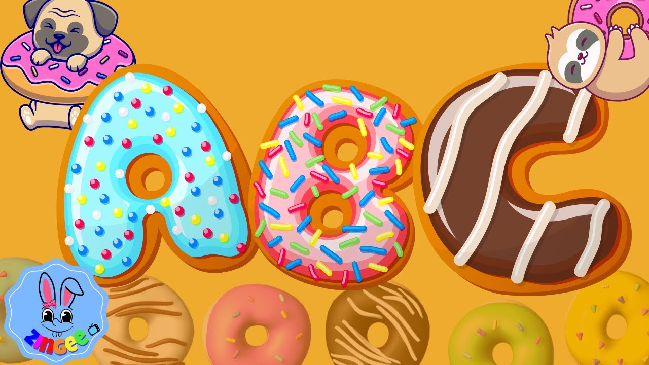 ABC Donut Song 🍩 | Fun Alphabet Song for Toddlers & Kids | Learn ABCs ...