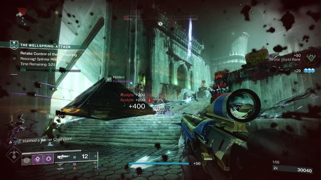 Destiny 2 The WellSpring Master difficulty - YouTube