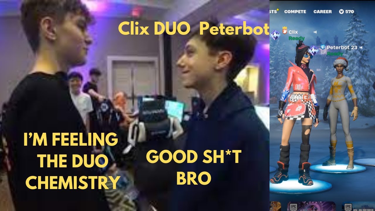 Clix & Peterbot Are THE BEST DUO ? #clix #peterbot #fornite - YouTube