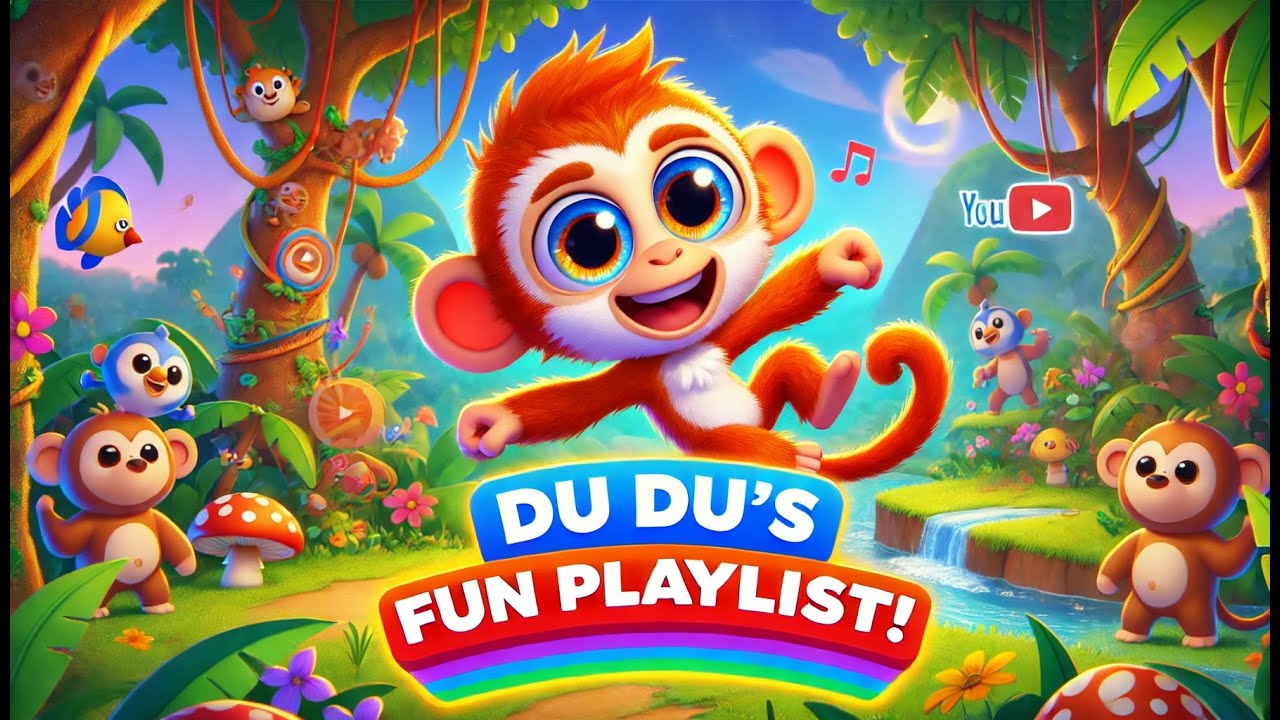 Playlist DuDu dance | DuDu Monkey Dance | Fun Kids Song & Dance! - YouTube