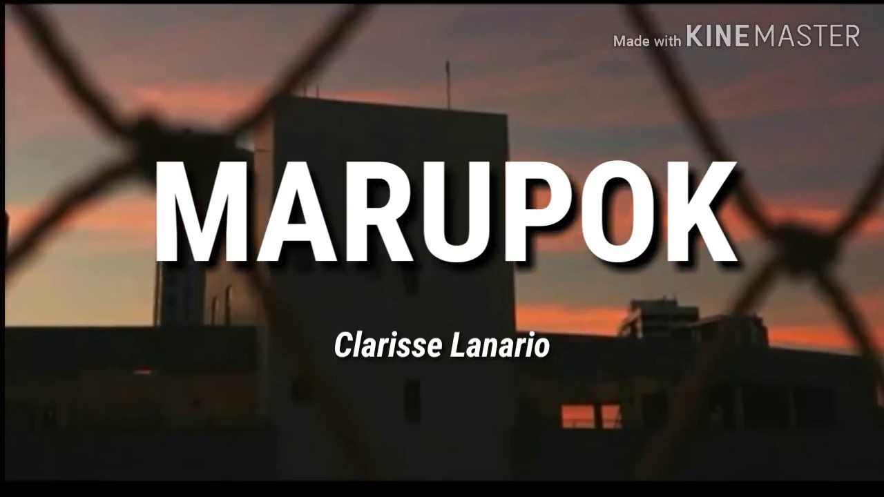 MARUPOK (Original Spoken Word Poetry) | Clarisse Lanario - YouTube