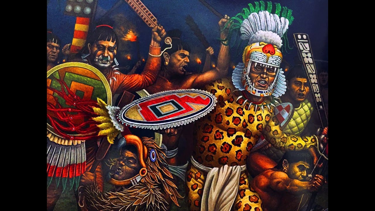 🐆🦅AZTECAS: ejército, tácticas y TIPOS de guerreros. - YouTube