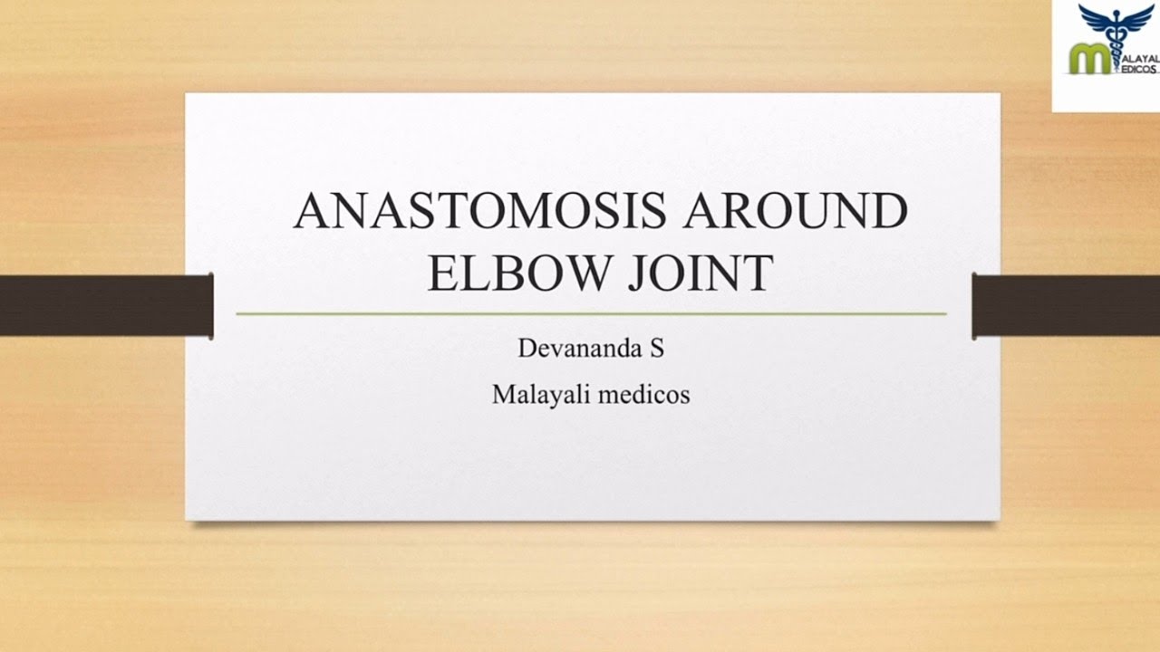 Anastomosis Around Elbow Joint Upper Limb Anatomy Tutorial Malayali Medicos Youtube
