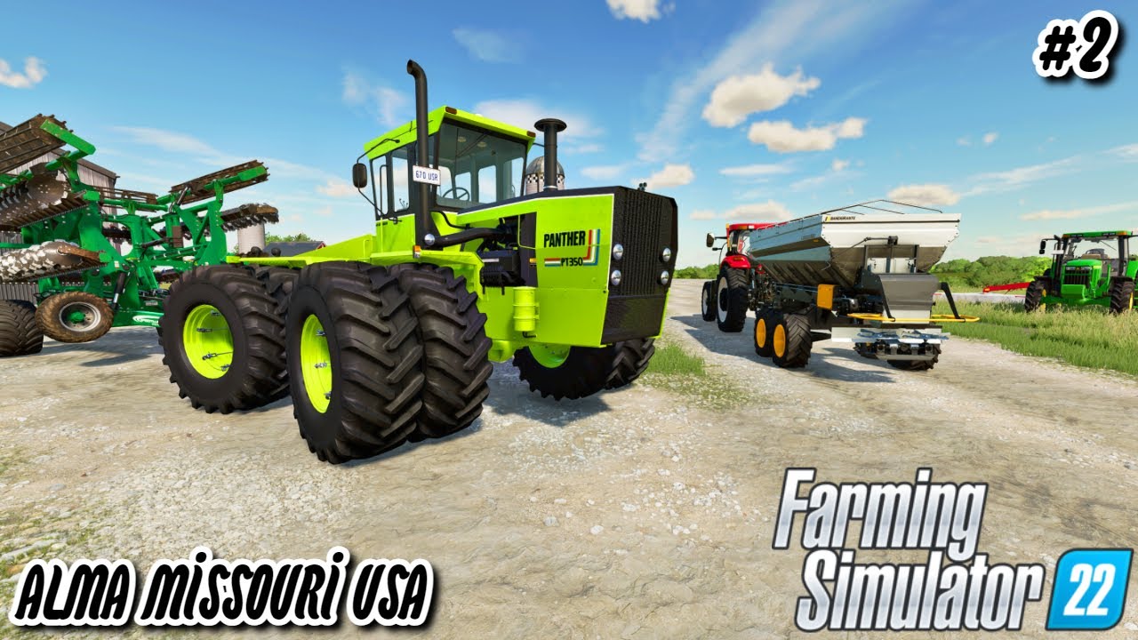 Spreading Lime, Tillage with Steiger Panther | Alma, Missouri US Map ...