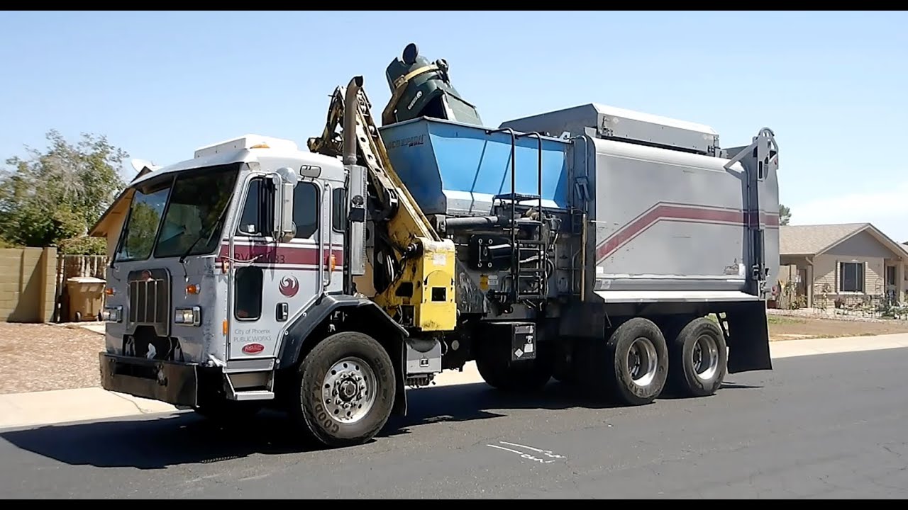 City of Phoenix ⇨ 730351 working with a blue hopper! - YouTube