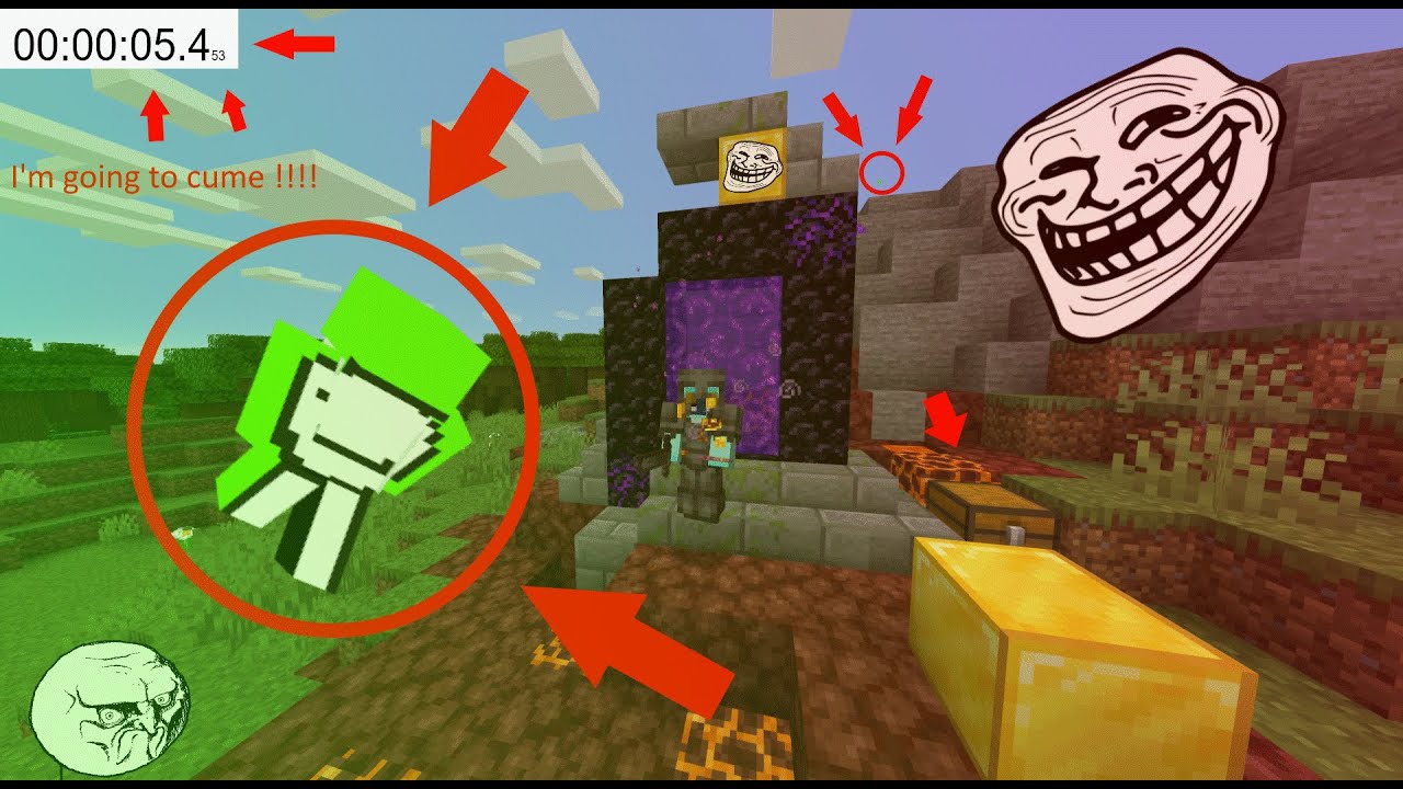 Speedrunning Minecraft (ft.Dream) - YouTube
