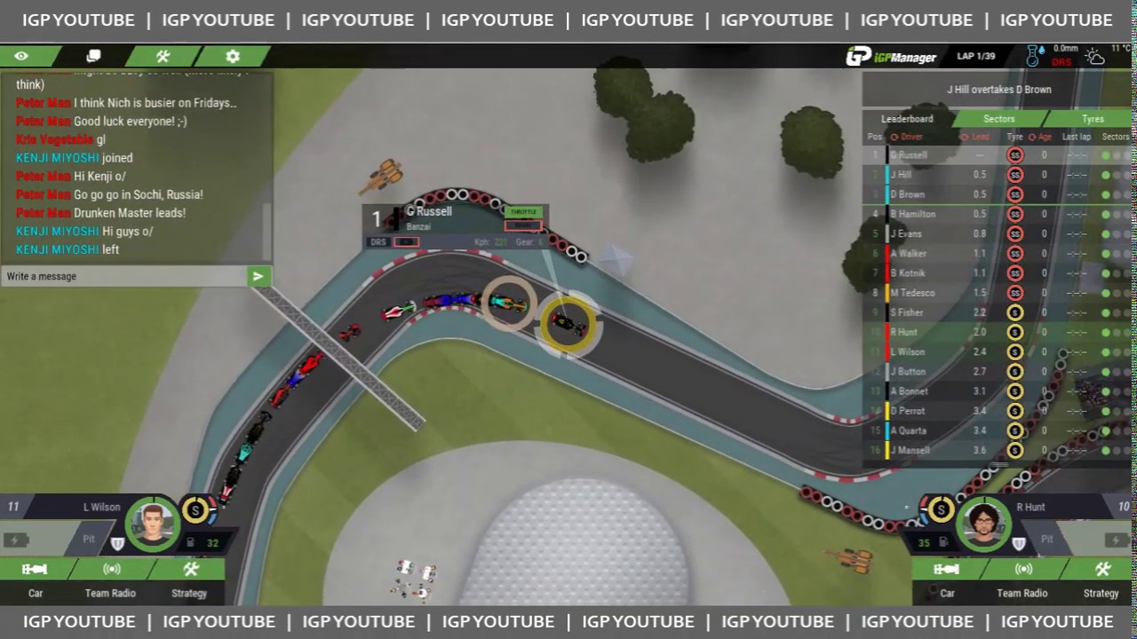 iGP YouTube Live Stream | iGP Manager | S17. Round 15: Russia - YouTube