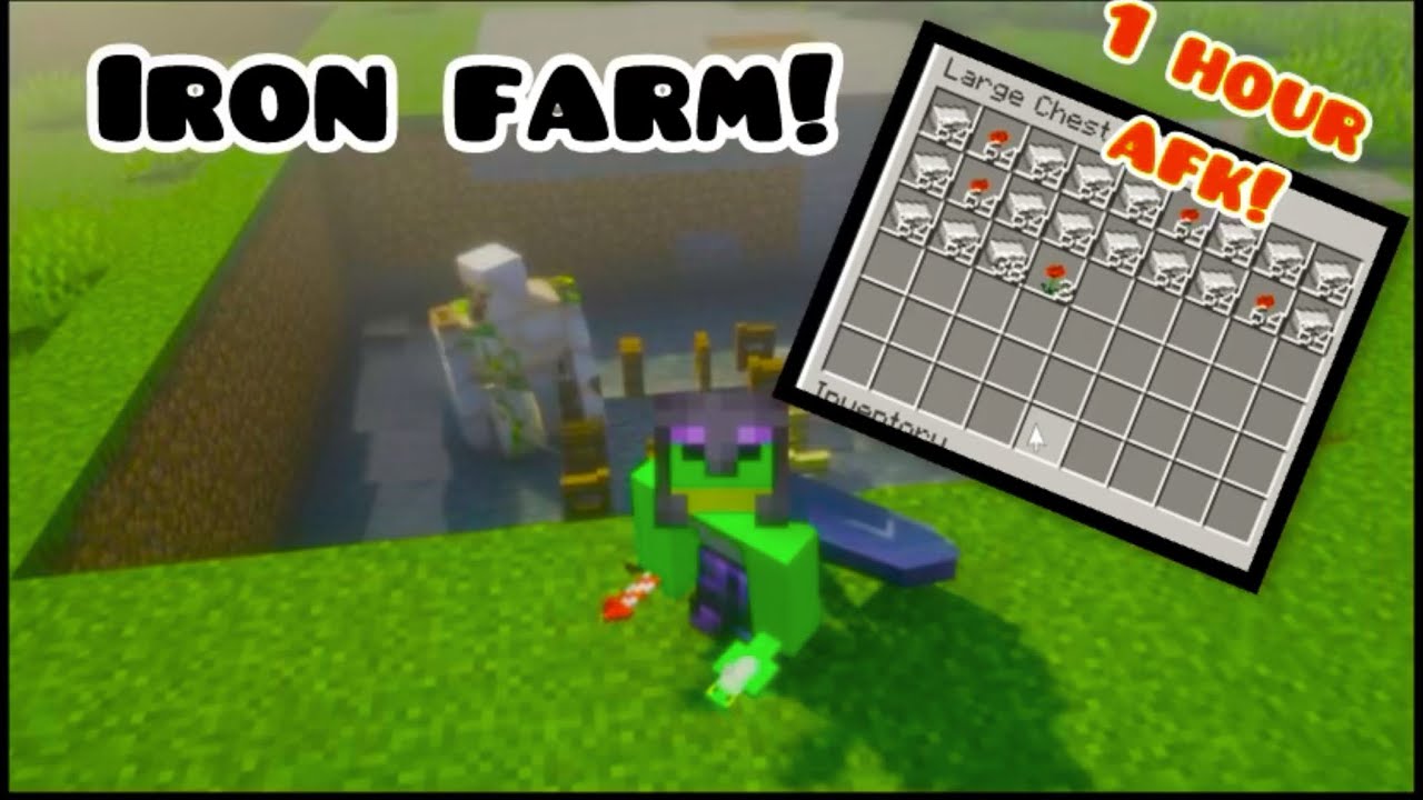Building the ultimate Iron farm in hardcore Minecraft! - YouTube