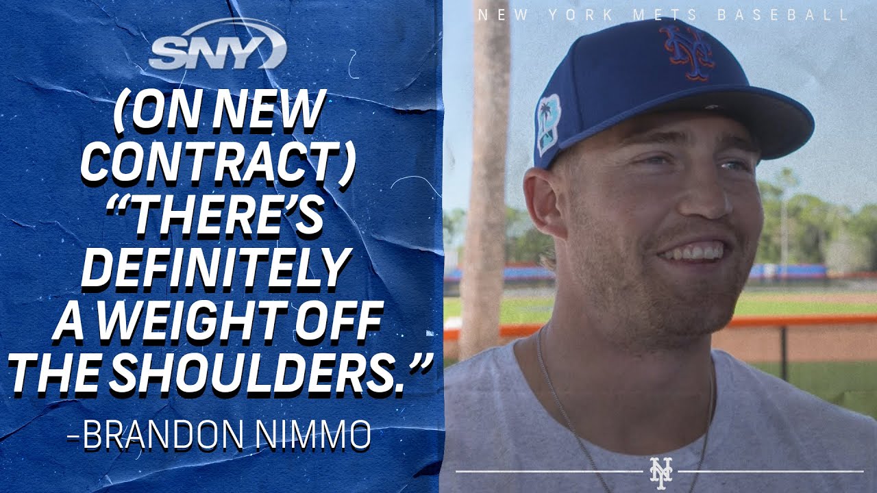 Brandon Nimmo on new contract, Mets Super Bowl commercial, new car, and ...