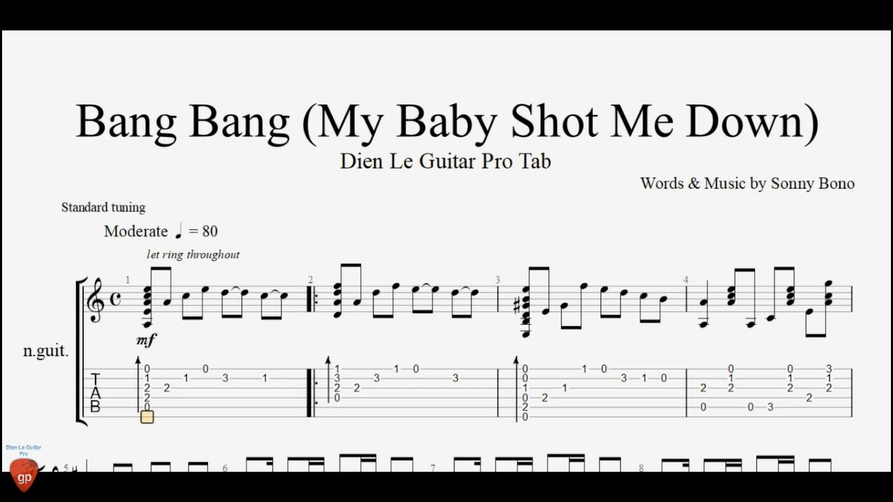 Bang Bang - Guitar Tutorial + TAB - YouTube