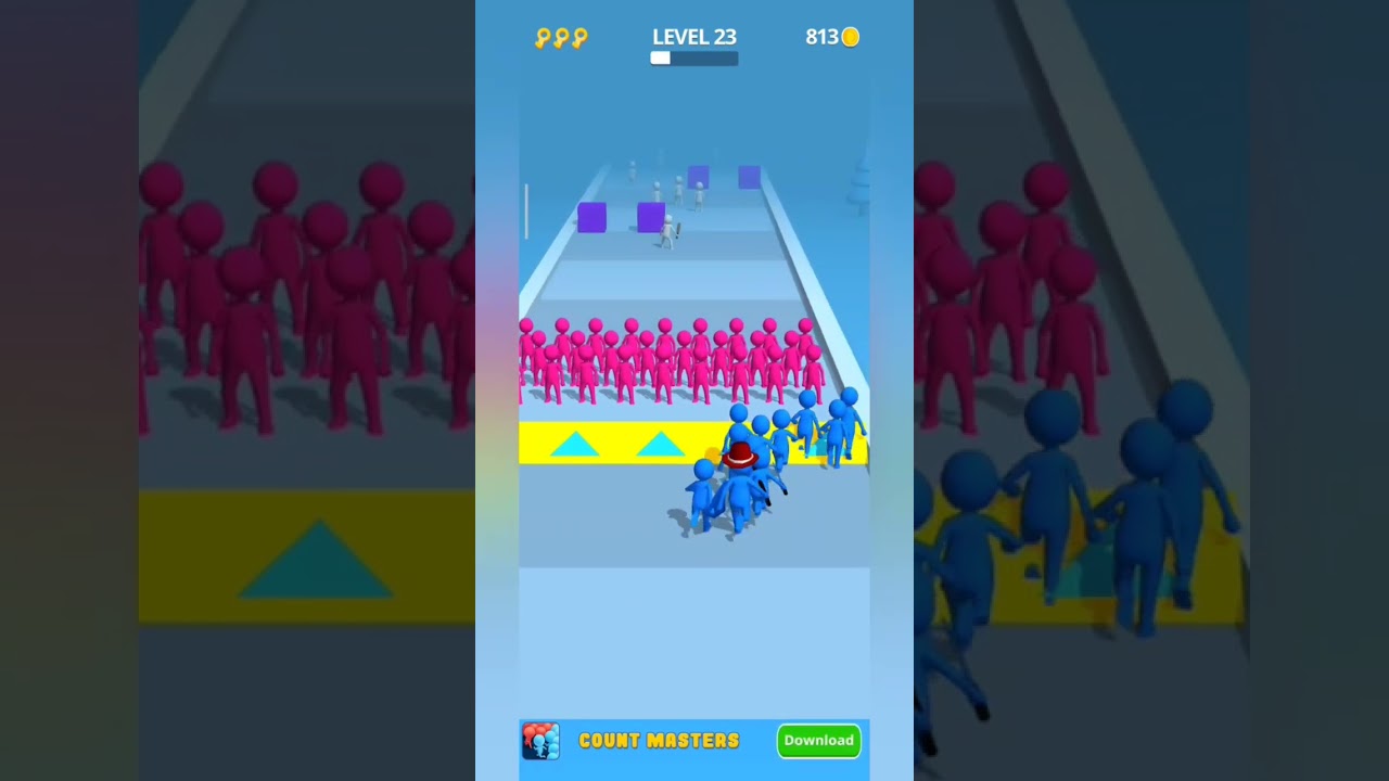 Join & clash gameplay level 23 #shorts #3d #game #running #shark # ...