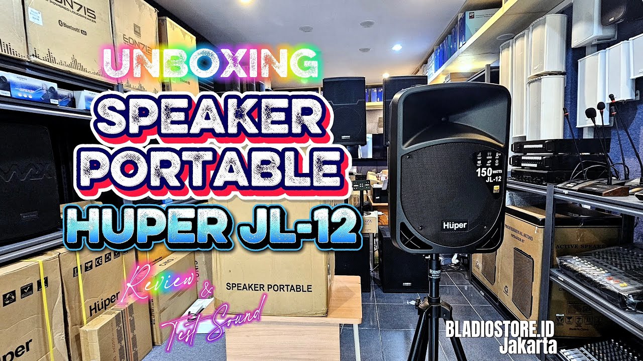 Portable HUPER JL12 | Unboxing | Review & Chek Sound #sound # ...