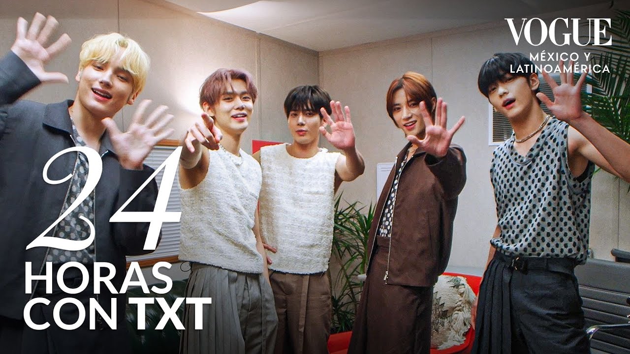 24 horas con TXT, el grupo de K-pop que abrió Lollapalooza | Vogue ...