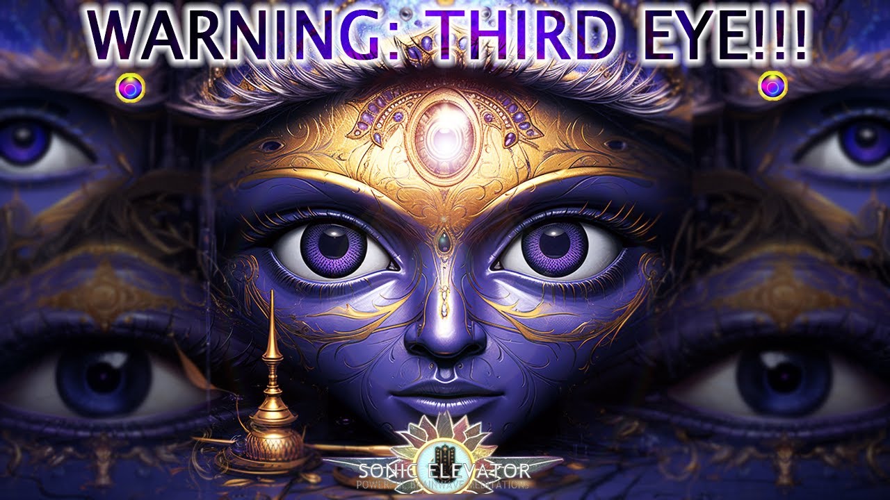 WARNING: Spiritual Third Eye Your Inner Vision Activation 5.5Hz Theta Waves & Psychedelic Zoom ...