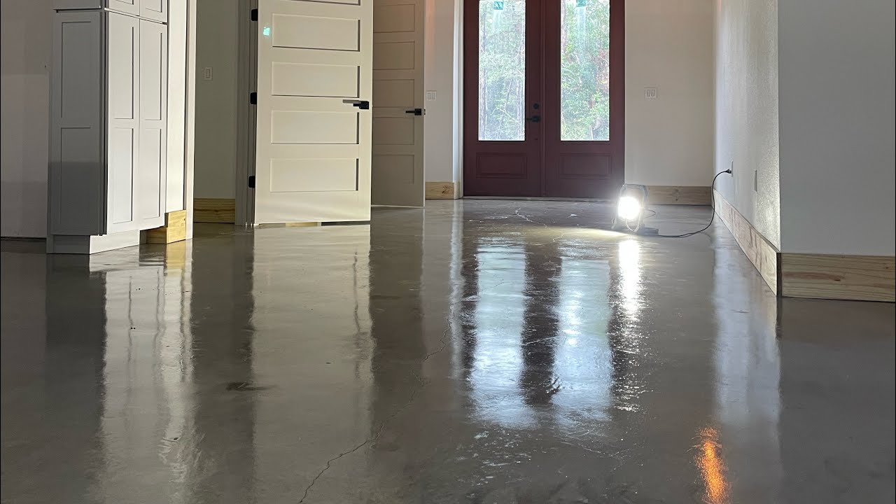 High Gloss Wet Look Sealer! Alternative Flooring - YouTube