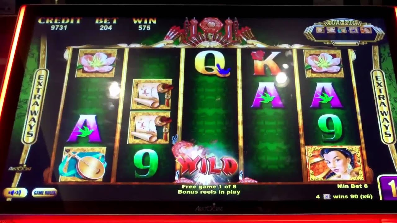 NEW SLOT! Golden Princess Slot - Progressive Win - Slot Machine Bonus ...