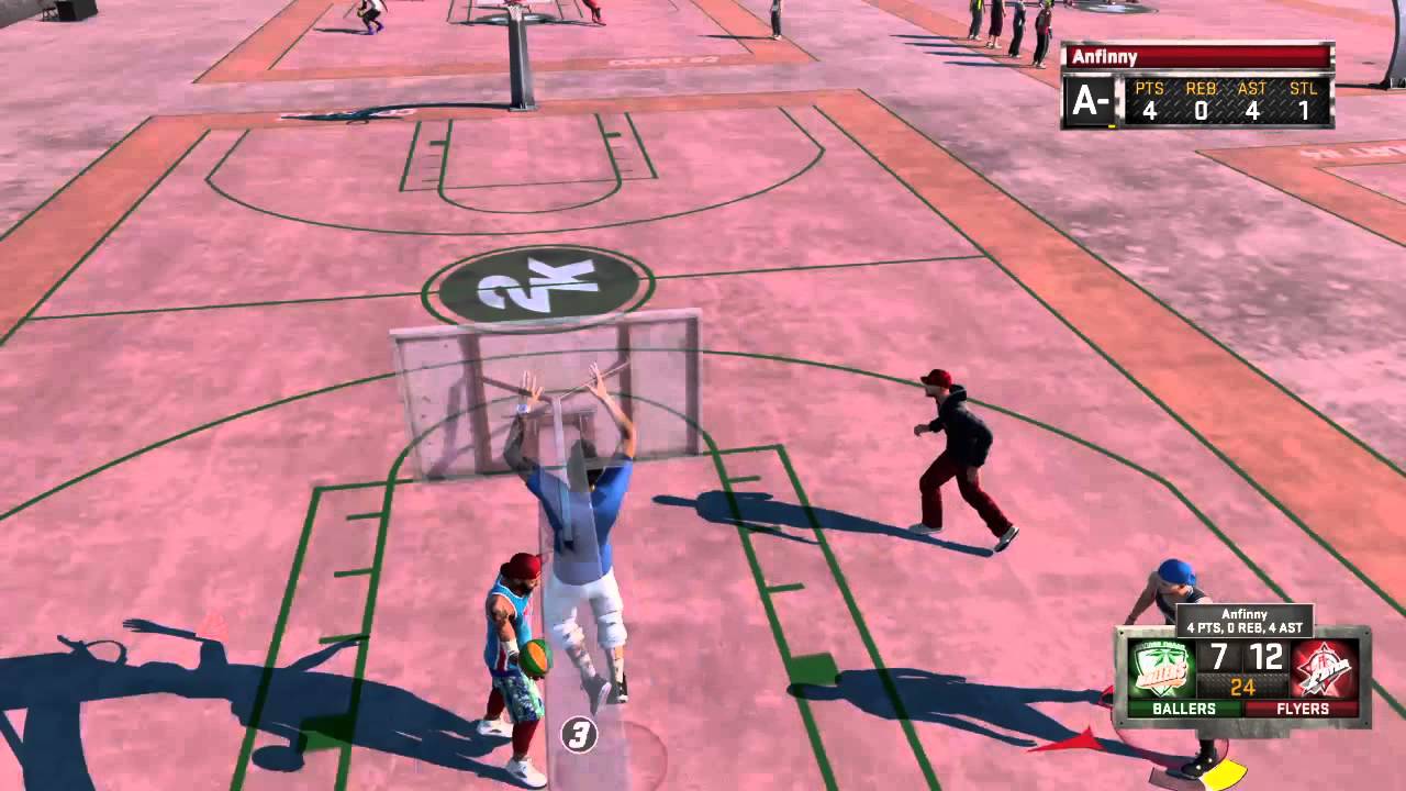 NBA 2K16 My Park - Gameplay - Win 6 of 11 Flyers at Sunset - YouTube