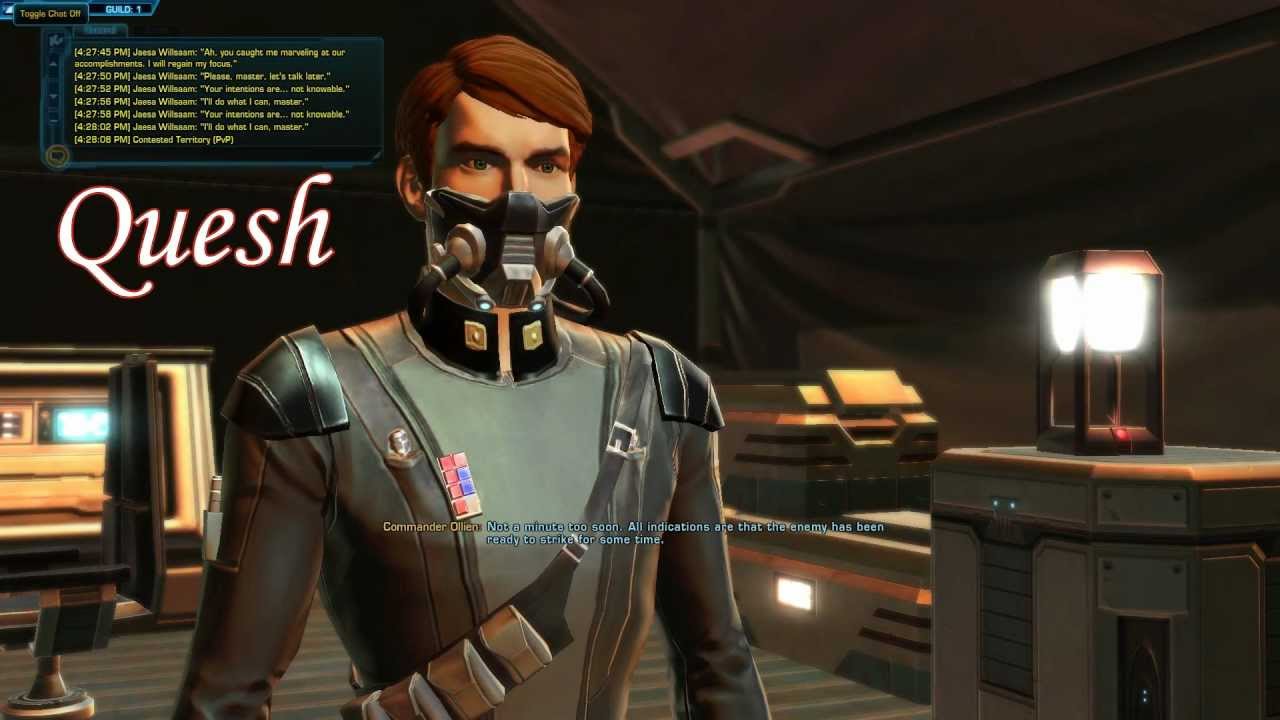 SWTOR - Sith Warrior Storyline Part 14 - Quesh (light) - YouTube