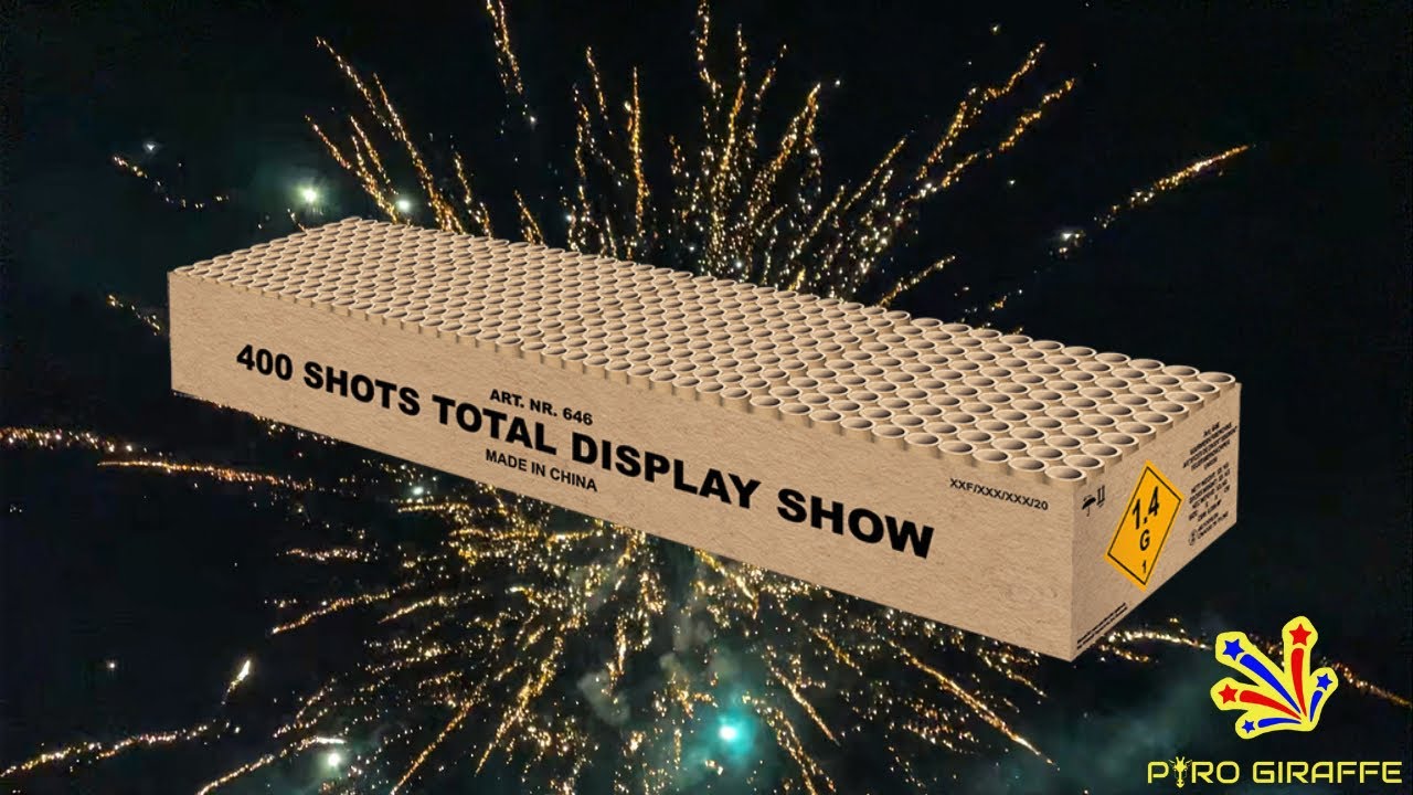 400 SHOTS TOTAL DISPLAY SHOW | STRAATFILM | MAGNUM VUURWERK - YouTube