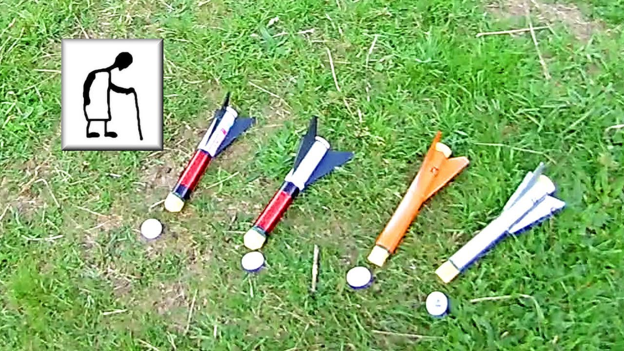 Effervescent rocket test #6 shortened video - YouTube