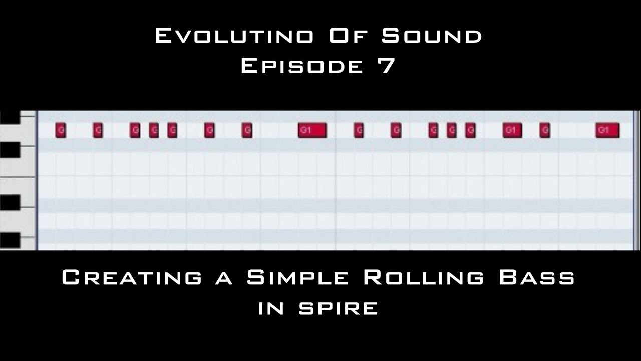 Creating A Simple Rolling Bassline Evolution Of Sound Episode 6 - YouTube