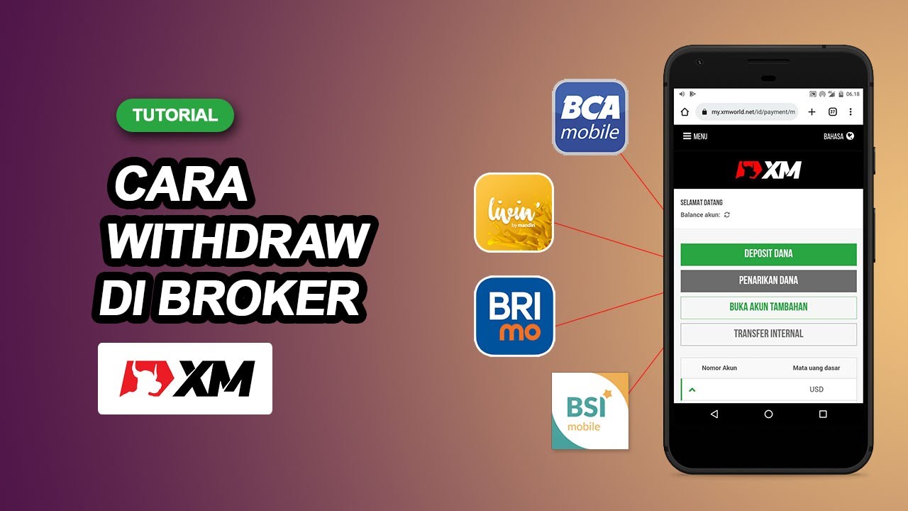Tutorial cara withdraw di broker XM - YouTube