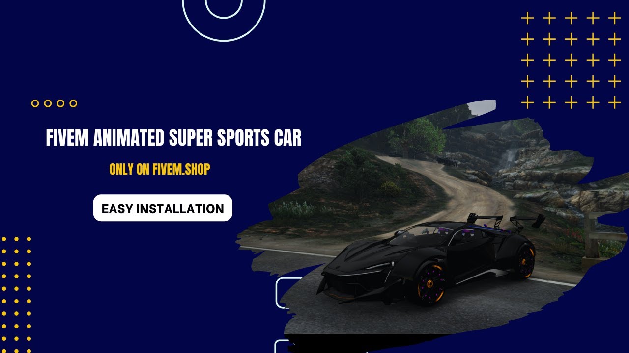 FiveM Animated Super Sports Car | FiveM Super Cars #fivem #animated ...