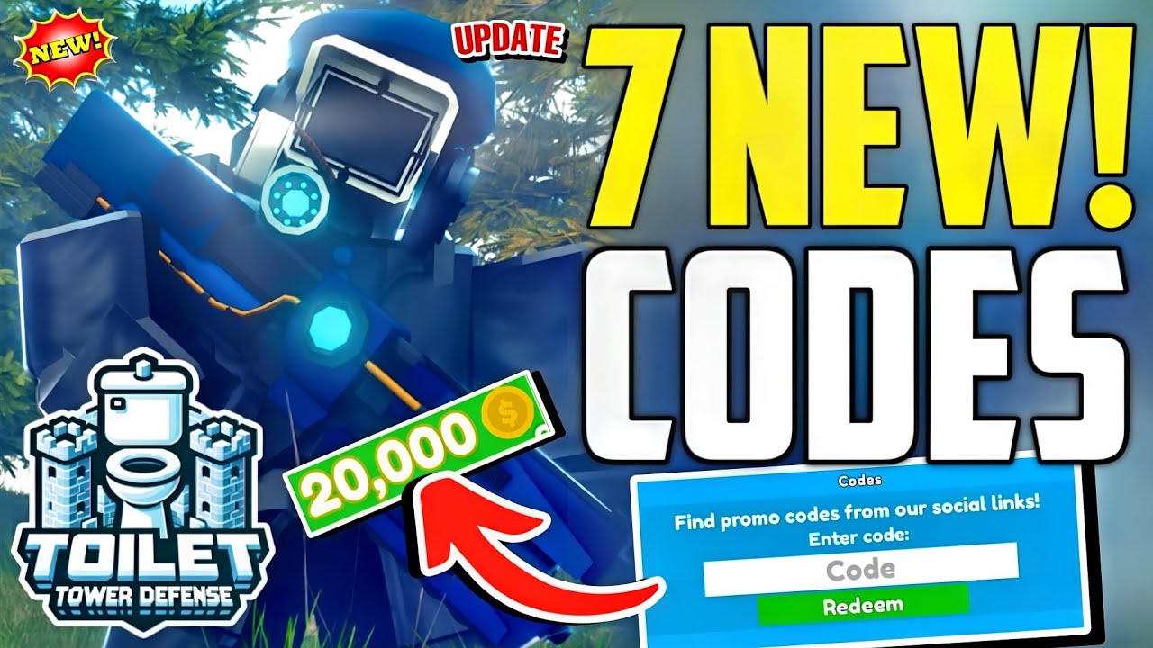 ⚠️EP-75⚡CODES!⚠️TOILET TOWER DEFENSE ROBLOX CODES -TOILET TOWER DEFENSE ...