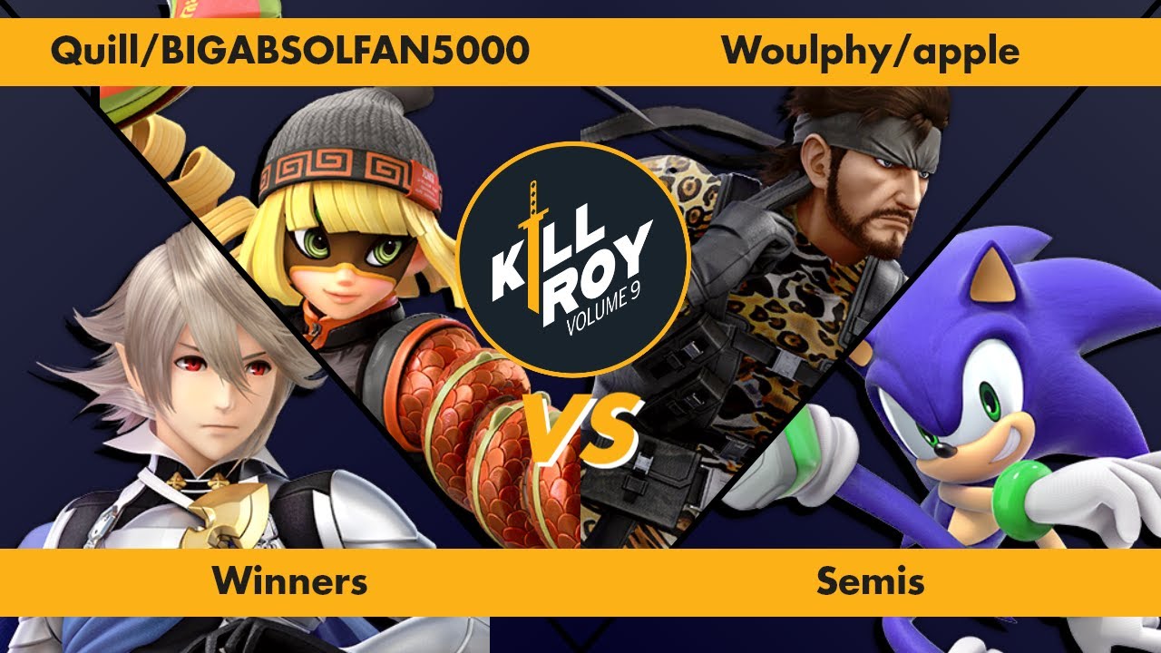 Kill Roy: Volume 9 - Quill/BIGABSOLFAN5000 vs. Woulphy/apple - Doubles ...