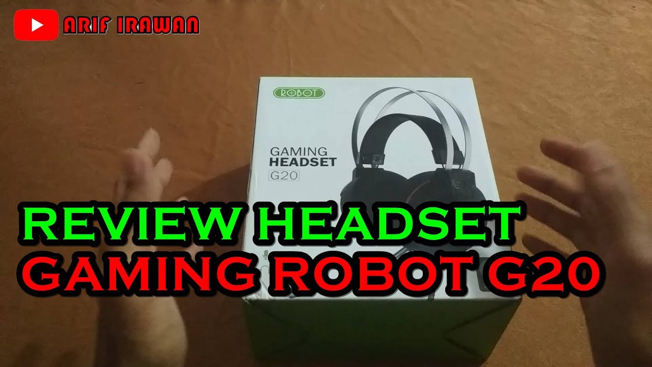 REVIEW GAMING HEADSET ROBOT G20 - YouTube