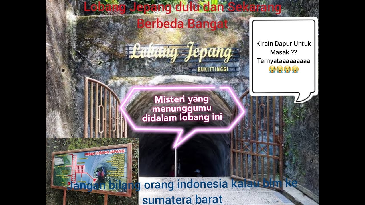 KONDISI LUBANG JEPANG BUKITTINGGI 2023 || PERTUALANGAN SERU BERSAMA ...