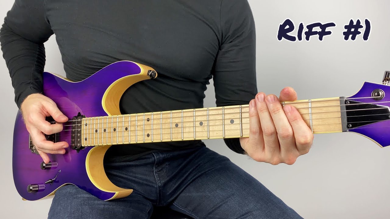 Heavy bluesy rock riff (with tab) | Riffs - #1 - YouTube