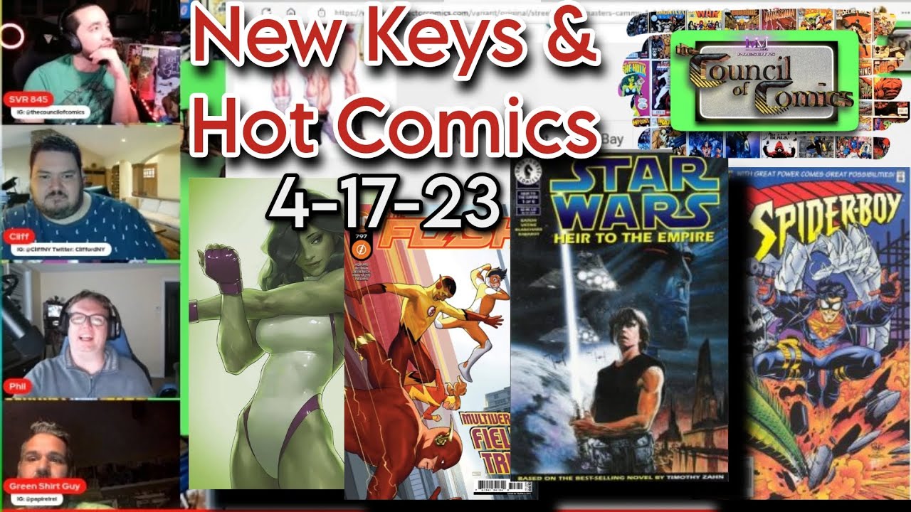 New Keys and Hot Comics of the Week! 4-17-23. #comicbooks # ...