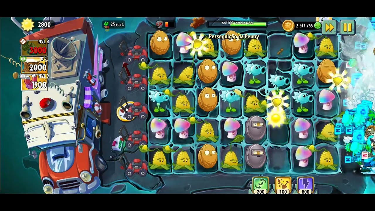 Plants vs. Zombies 2 - Penny's Pursuit - Bzzz Button - YouTube