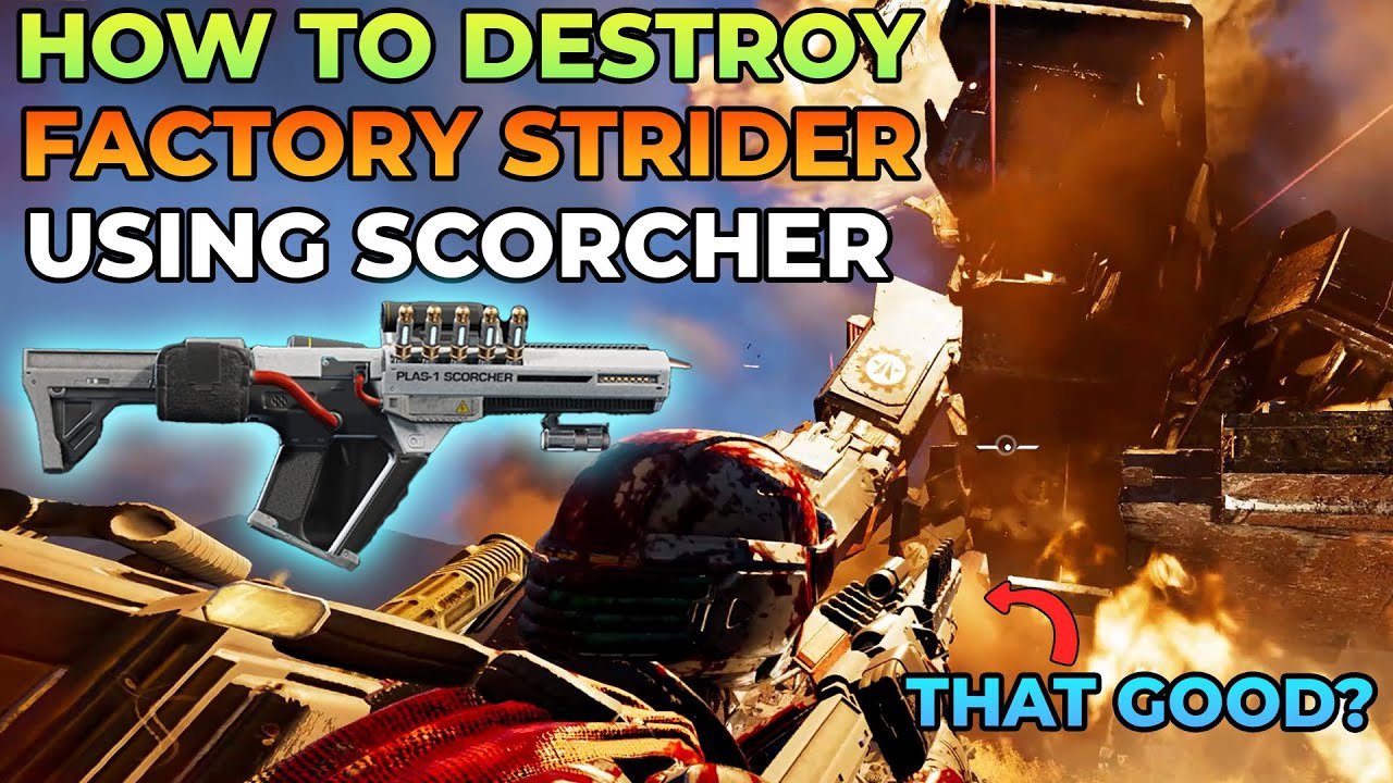 HELLDIVERS 2 || can SCORCHER destroy FACTORY STRIDER? #helldivers2 # ...