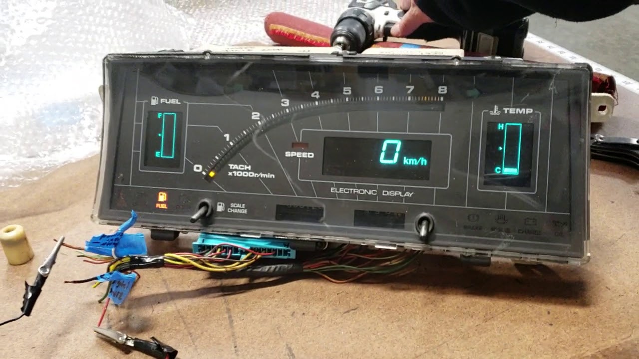 Rongfk's jdm ae86 digital cluster PnP conversion - YouTube