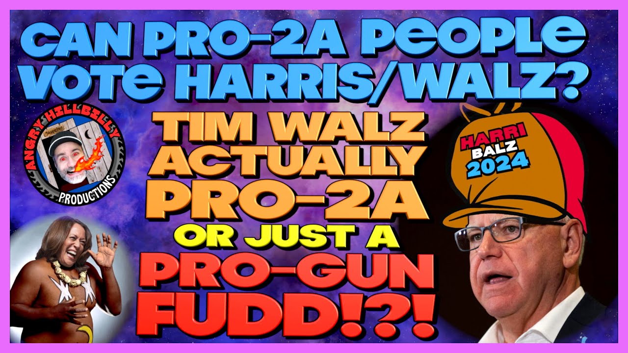 Can Pro-2A People Vote for Harris Because of Tim Walz?..Is He Pro-2A or ...