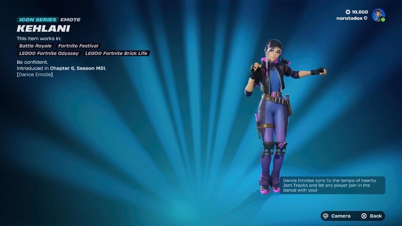 NEW Kehlani Emote Fortnite - YouTube